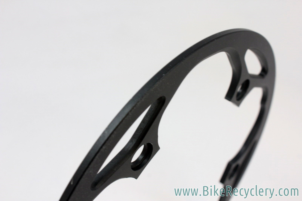 Road Crank Chainring Guard: 130mm BCD, 42T, Black - Bike Recyclery