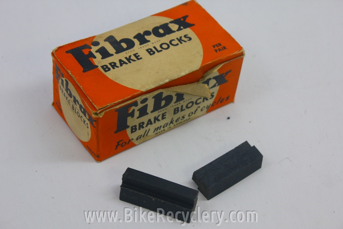 NOS Fibrax 269 Brake Shoes / Pads: John Bull, Raleigh, Pre-War (Sold in ...