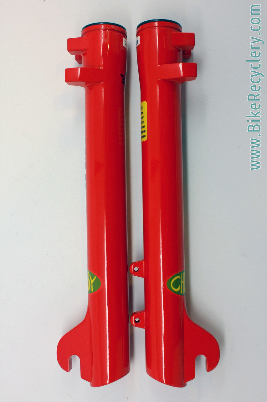 NIB/NOS Girvin Chubby Fork Slider Kit: Seals - Red / Black - Bike Recyclery