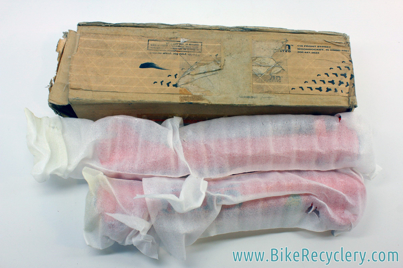 NIB/NOS Girvin Chubby Fork Slider Kit: Seals - Red / Black - Bike Recyclery