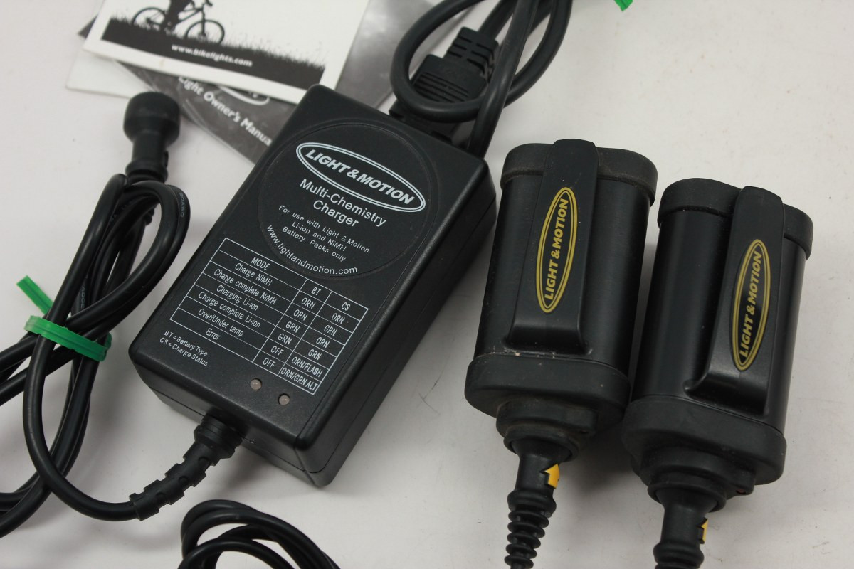 Light And Motion Stella Lights w/ 2 Batteries, Mounts, Charger, etc ...