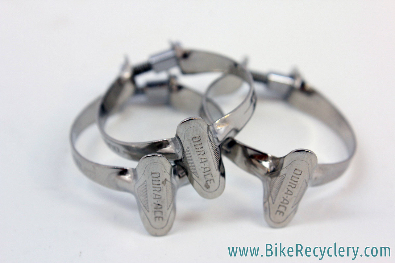 NOS Shimano Dura Ace Cable Clips: Top Tube - Set of 3 - Bike Recyclery