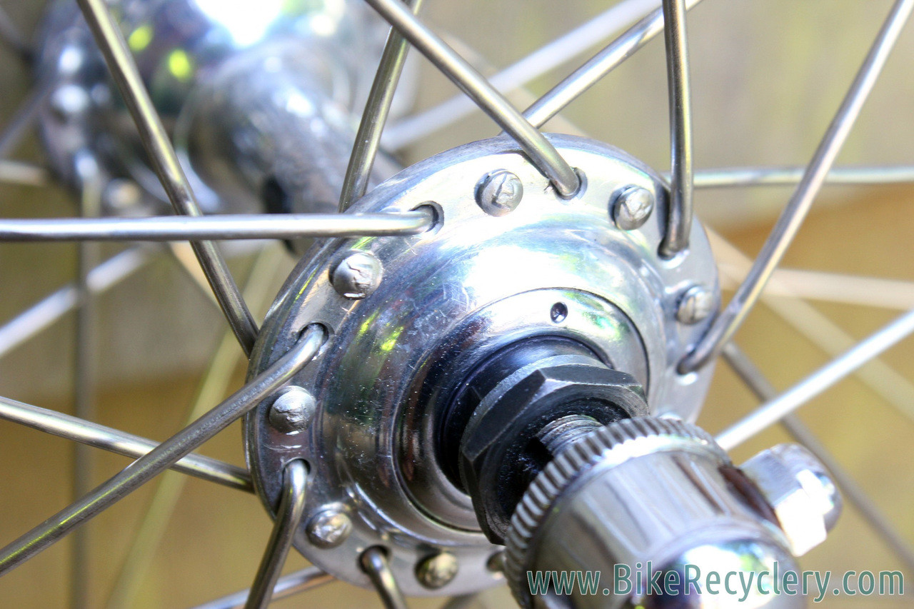 Fiamme Red Label / Campagnolo Nuovo Record Tubular Wheelset: Low Flange ...