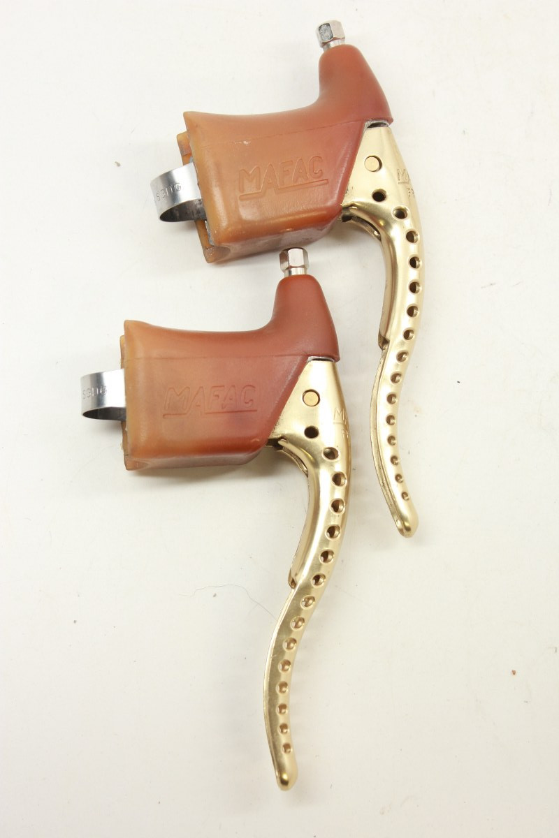 Mafac Competition GT GOLD Brakes & Levers, Centerpull NOS? - Bike Recyclery
