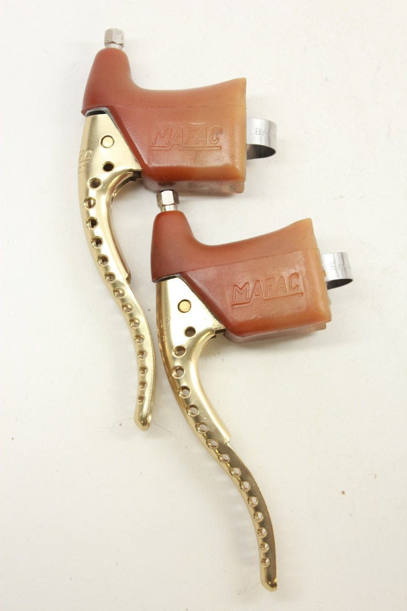 Mafac Competition GT GOLD Brakes & Levers, Centerpull NOS? - Bike Recyclery