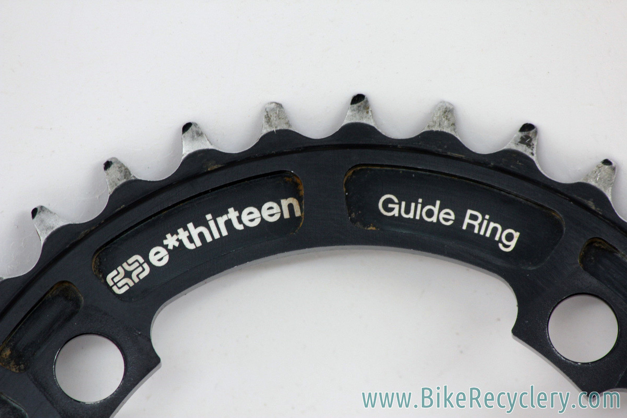 eThirteen The Hive Guide Ring Chainring: 36t x 104mm - Black - Bike ...