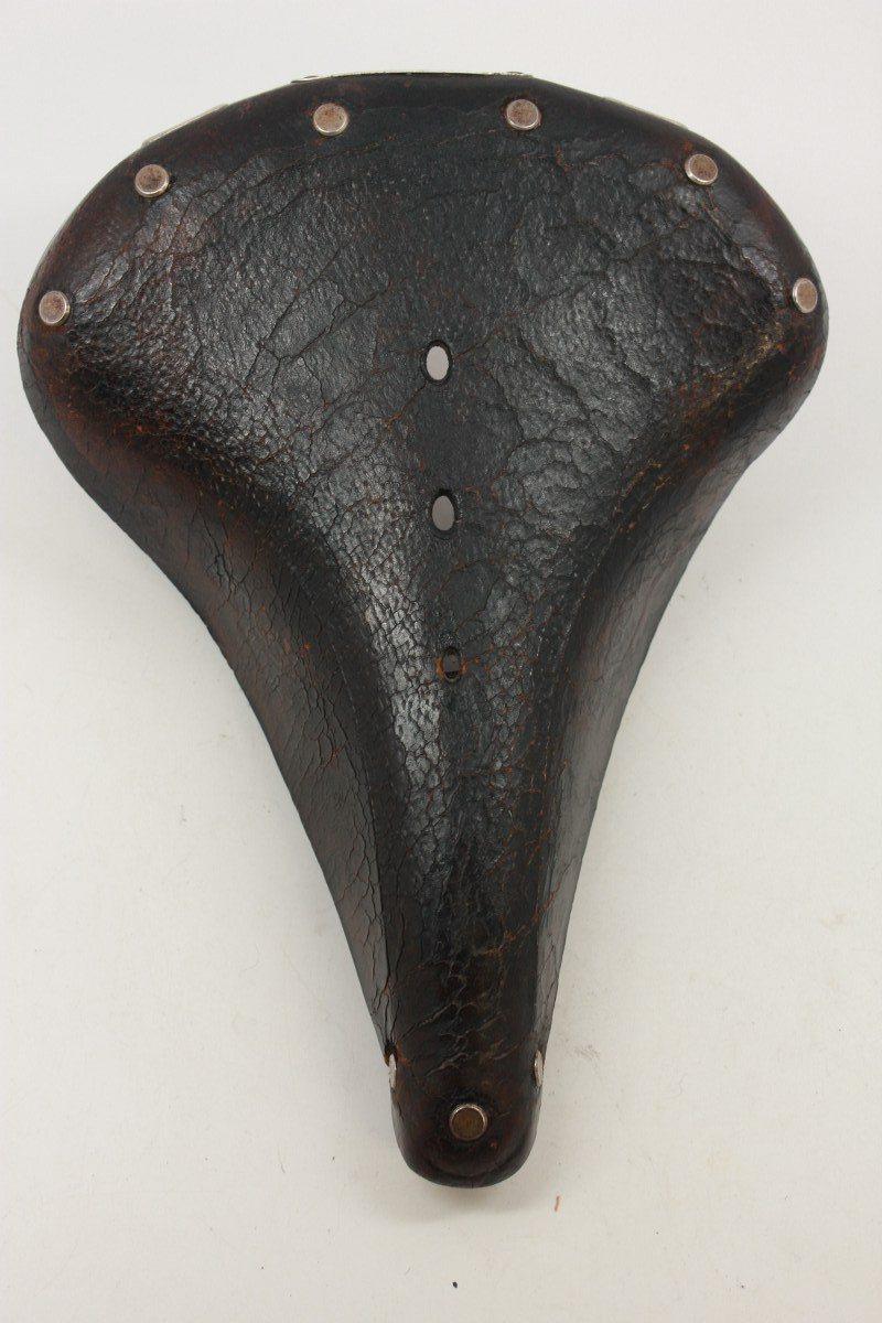Vintage 1970's Brooks B72 Leather Saddle: Brown, Original Clamp, Nice ...