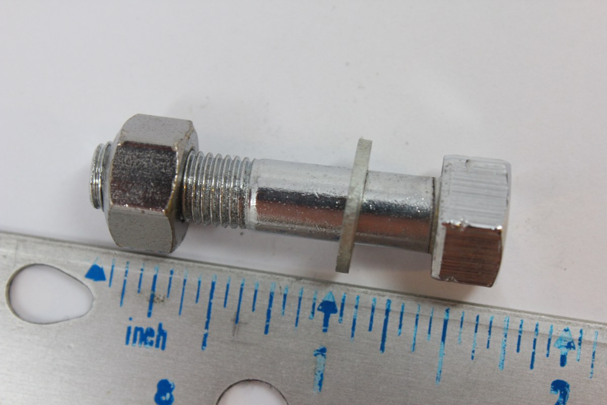 NOS Schwinn Binder Bolt, Washer, & Nut: Hex head - Chrome - Bike Recyclery