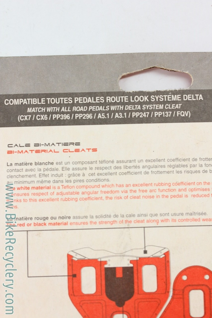 Look Delta Floating Cleats: Red (NEW) - Bike Recyclery