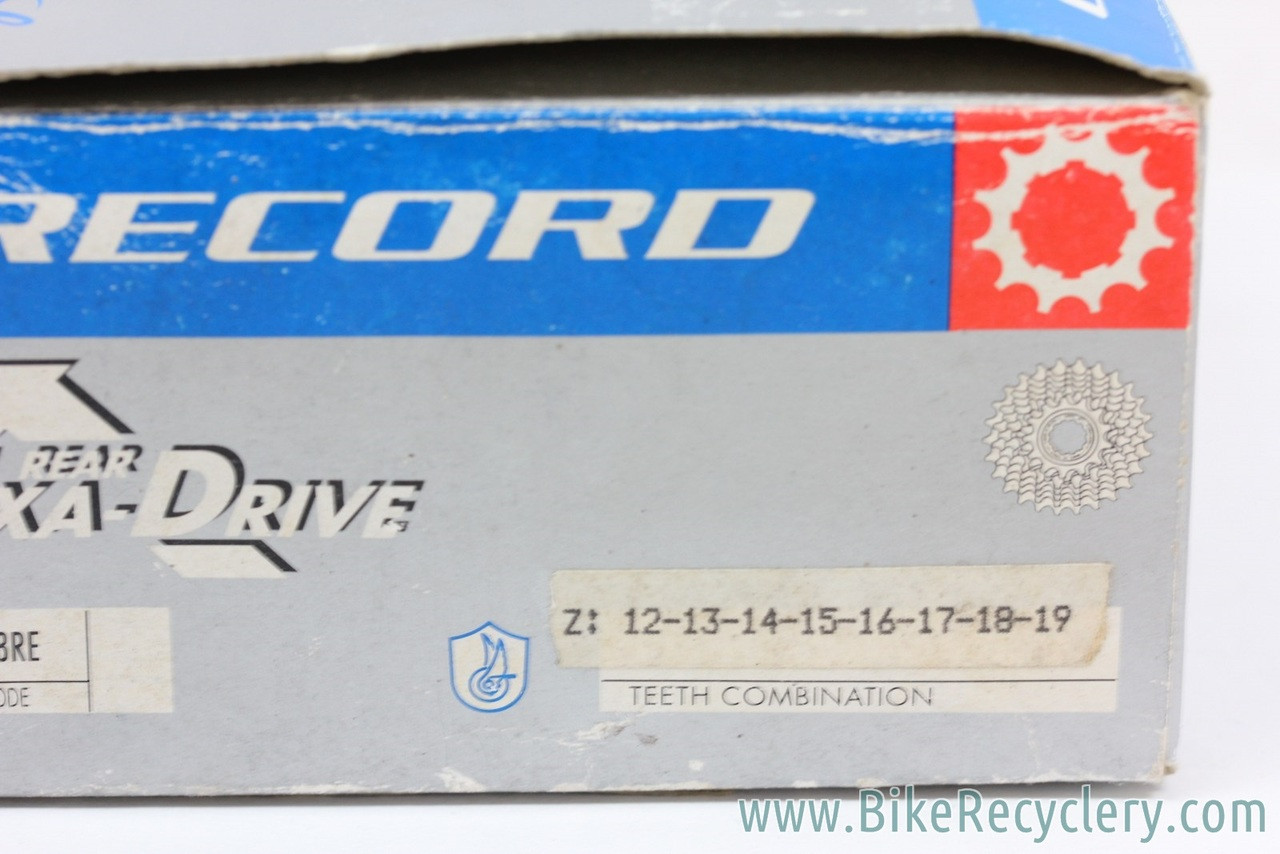 NIB/NOS Campagnolo Record 8-Speed EXA Drive Cassette: 12-19t - Lockring ...