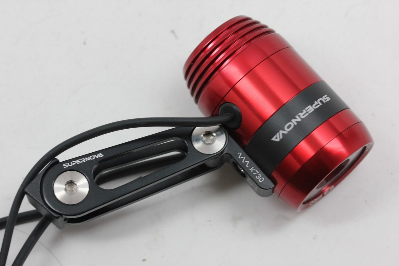 Supernova E3 Pro 2 Dynamo Headlight: Red Ano - Multimount (MINT) - Bike ...