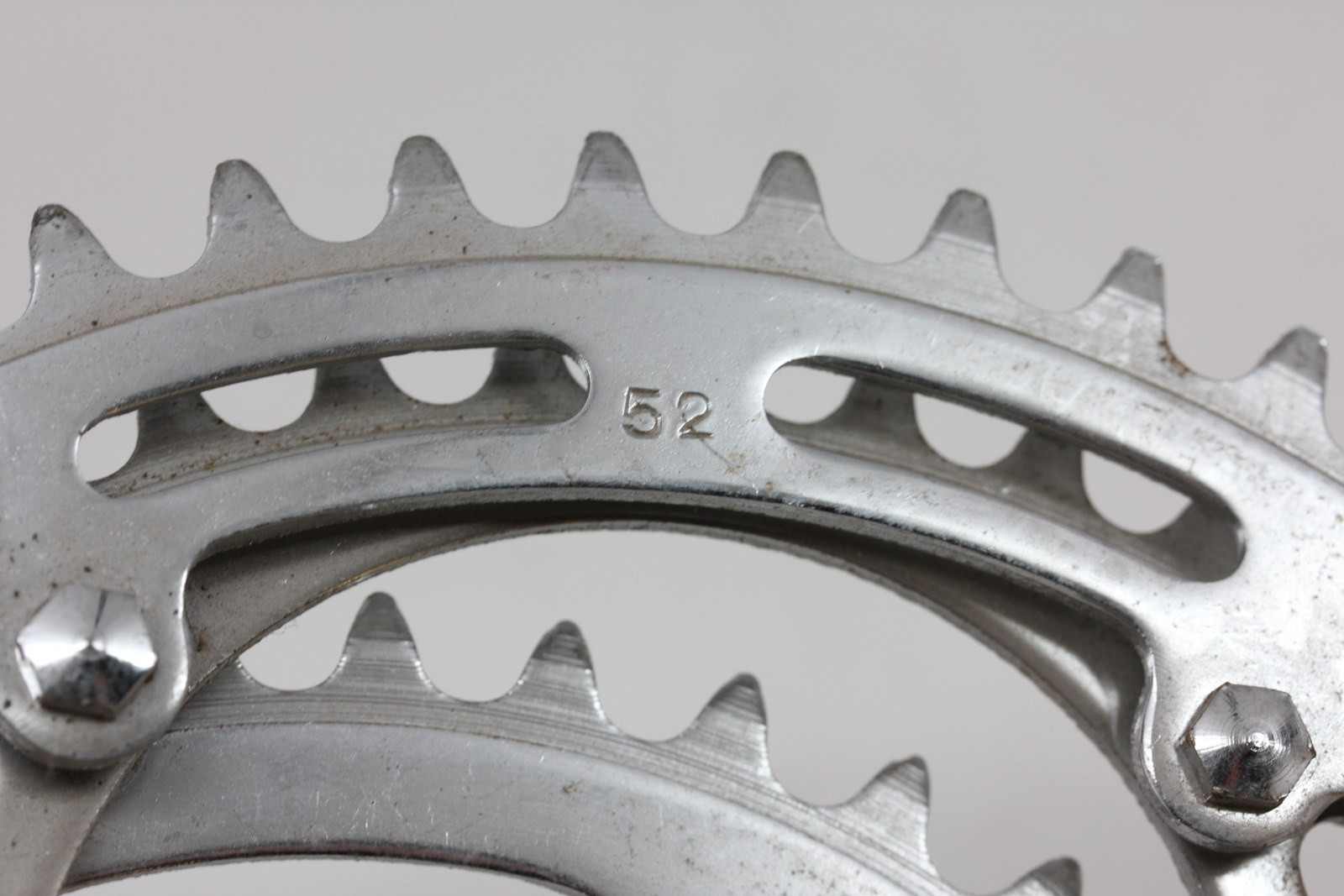NOS Triple 3-Pin Steel Chainring Set: 116mm Continental - 52t / 47t ...