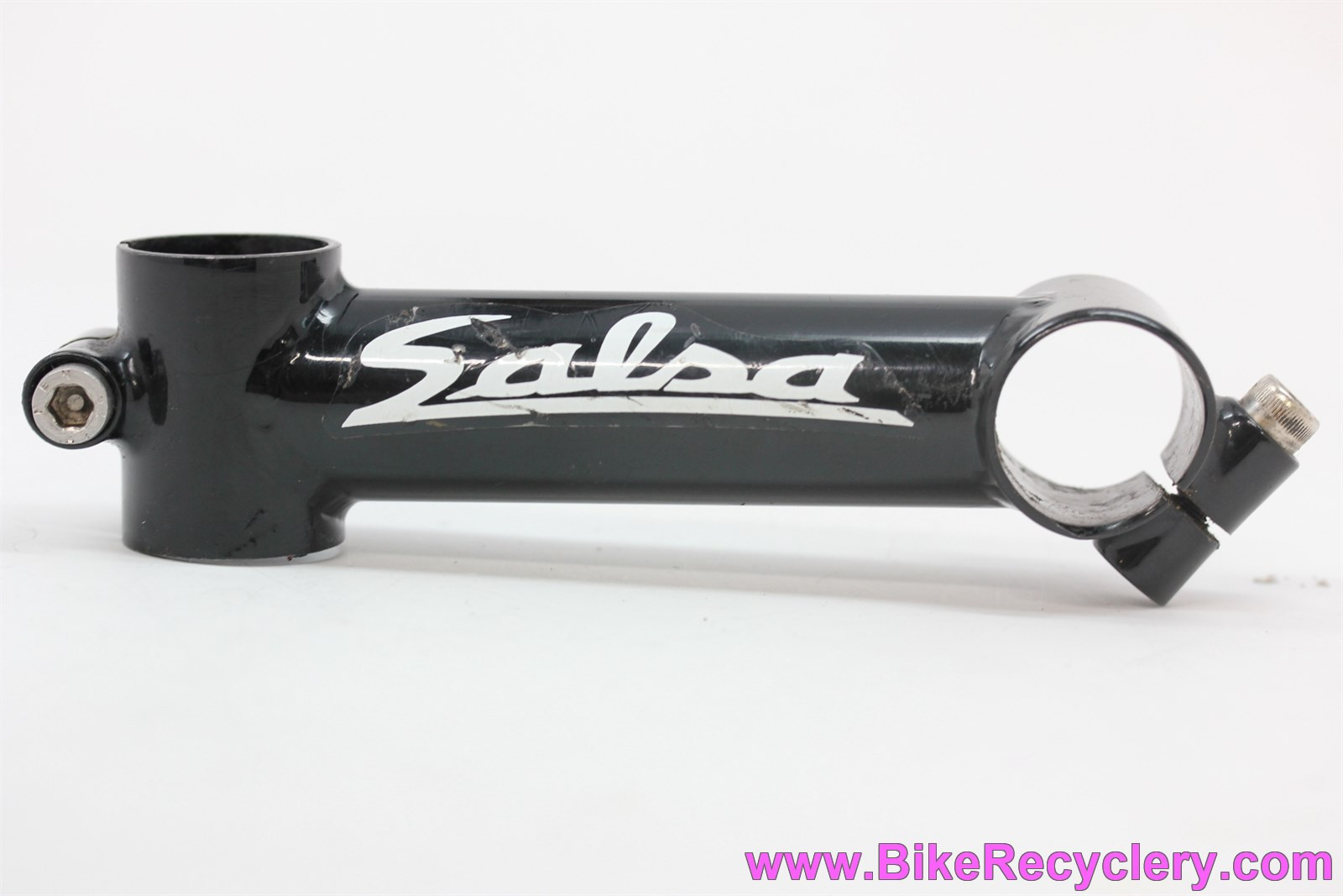 Salsa Threadless MTB Stem: ZERO Rise 1" x 110mm x 25.4mm (EXC) - Bike ...