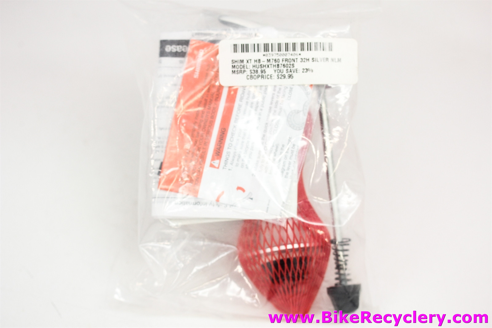 NIB/NOS Shimano XT HB-M760 Front Hub & QR Skewer: 32H - From 9s ...