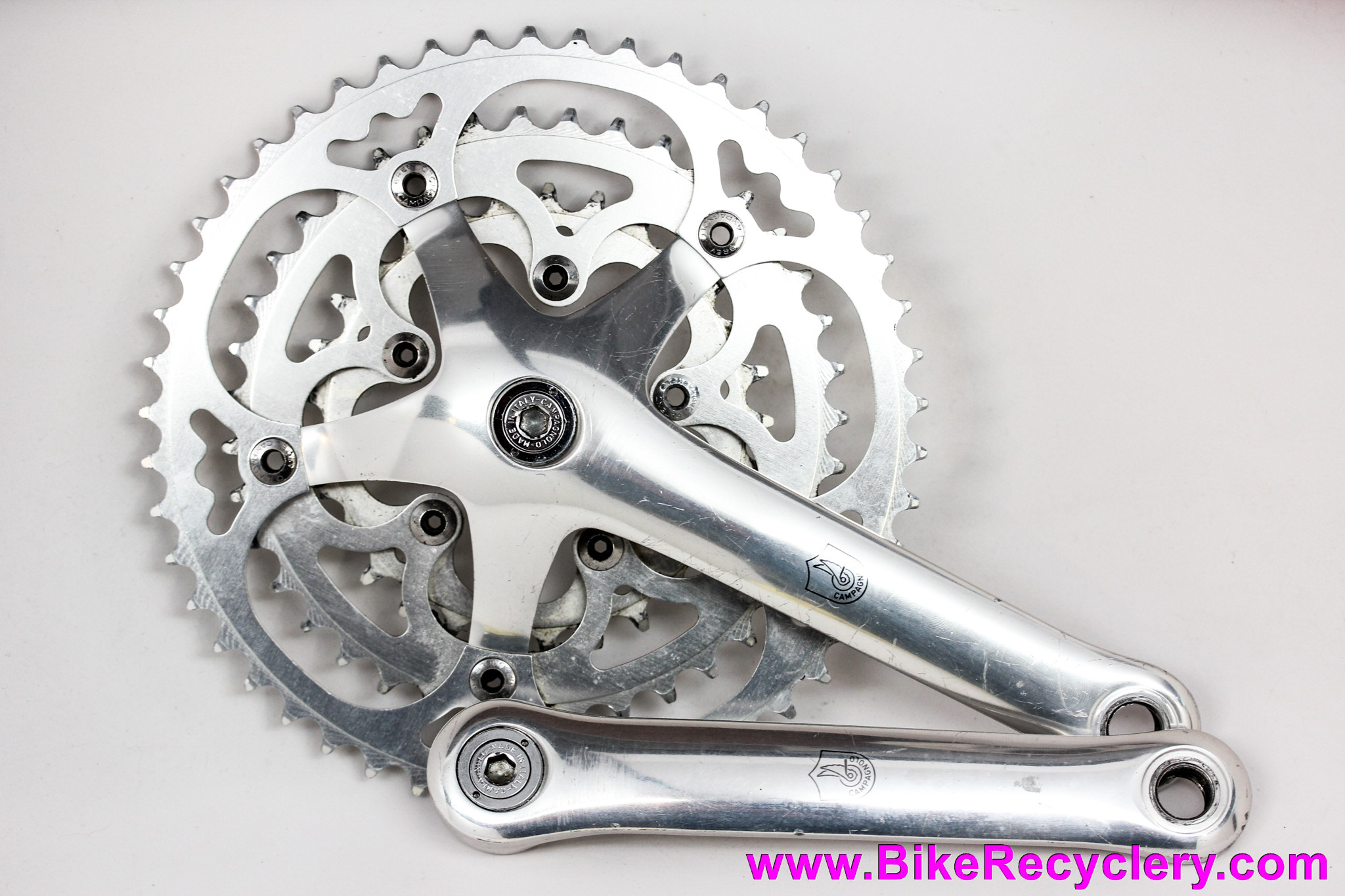 Campagnolo C-Record TRIPLE Crankset: 170mm - Willow Triplizer ...