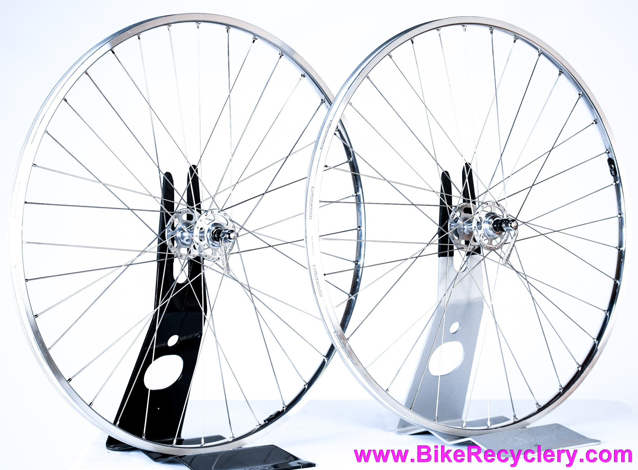 NOS 36H Vintage 700c Wheelset: Campagnolo Nuovo Record High Flange Hubs ...