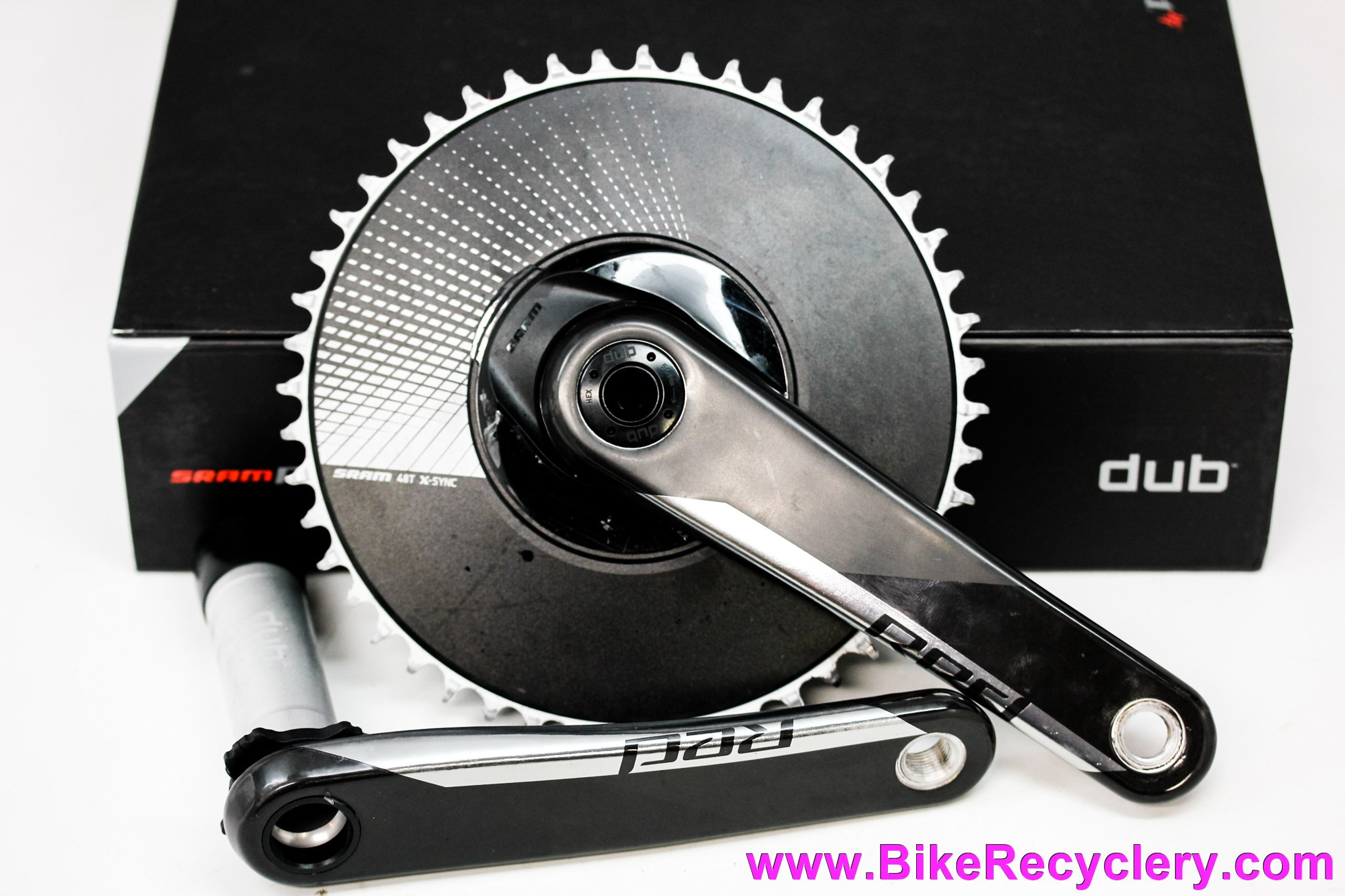 SRAM RED AXS 1X AERO DUB CRANKSET: FC-RED-1-D1 - 170mm x 48t (Almost ...