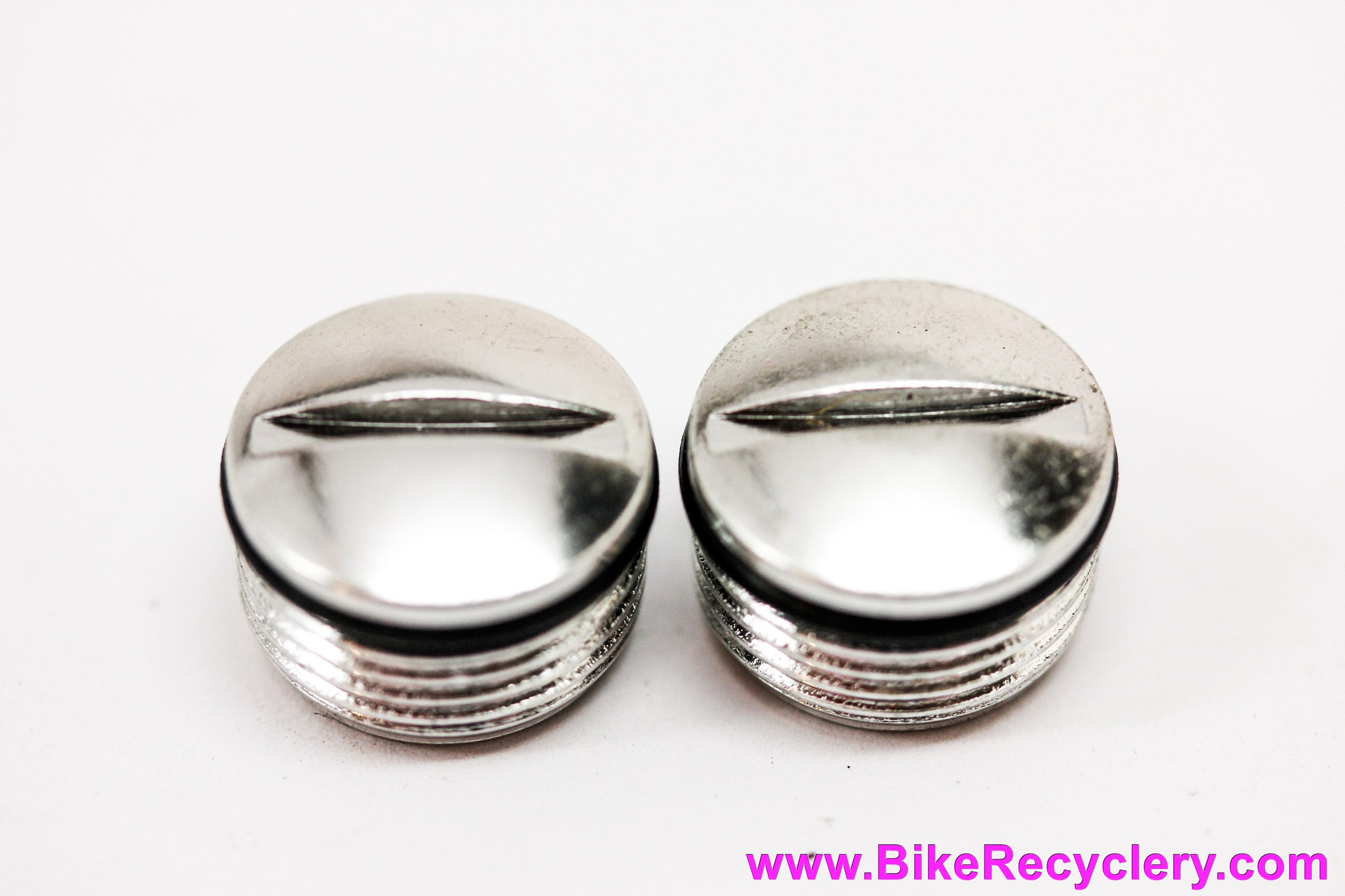 Crank Brothers Eggbeater End Cap Set: SILVER - Threaded w/ O-Ring (NEW ...