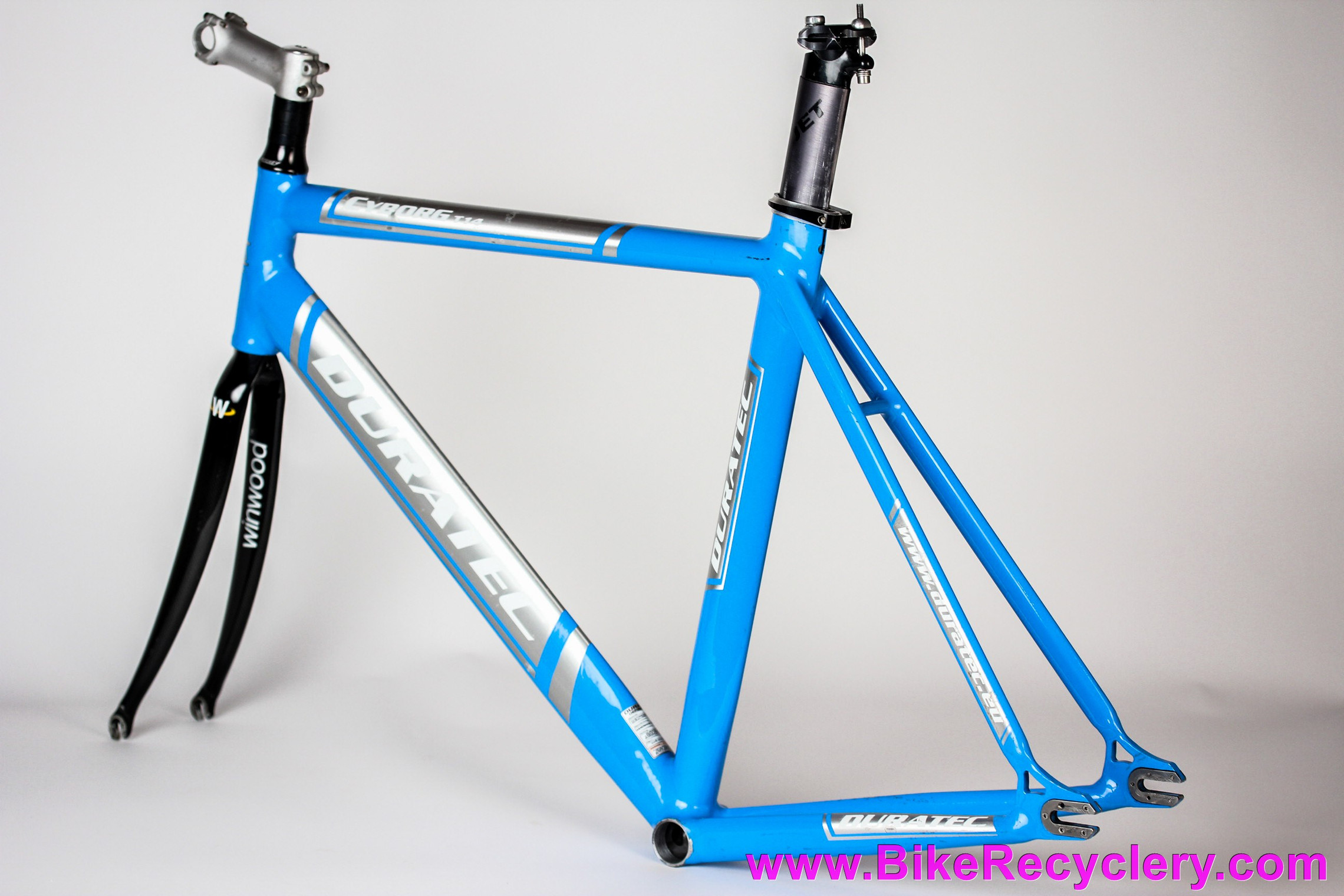 56cm Duratec T14 Cyborg "Mac Freshy" Handmade Track Sprinter Frame ...
