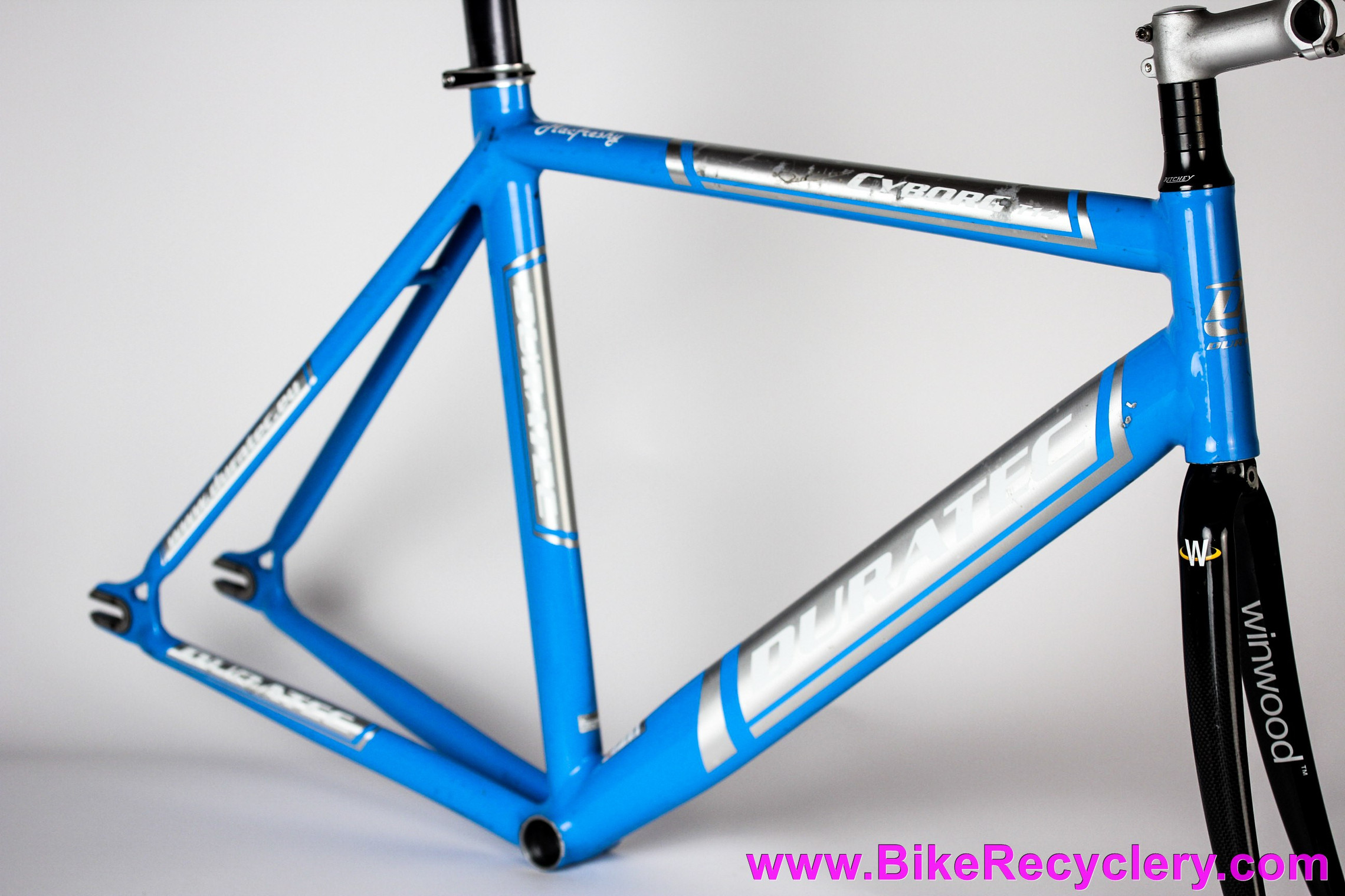 56cm Duratec T14 Cyborg "Mac Freshy" Handmade Track Sprinter Frame ...