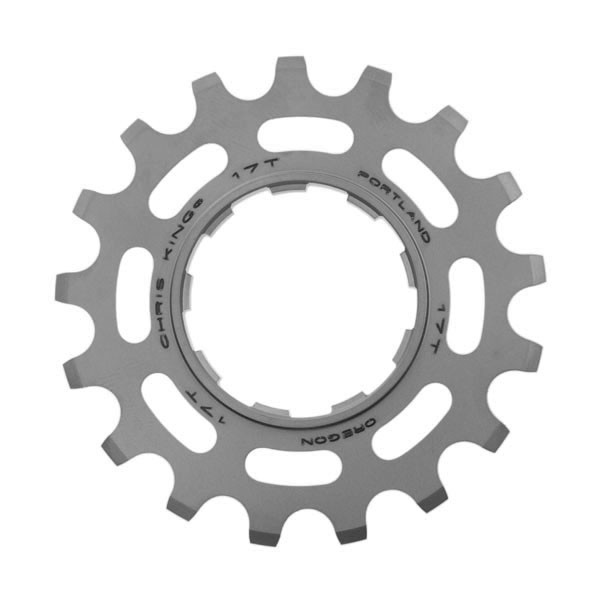 Chris King Stainless Steel Cog: Singlespeed 17t NEW - Bike Recyclery