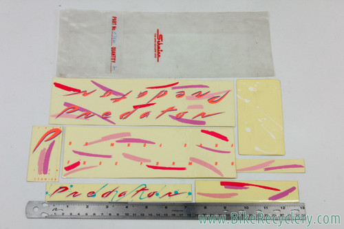 NOS Schwinn Predator Invader Decal Set: 3pc - Original Factory Decals ...