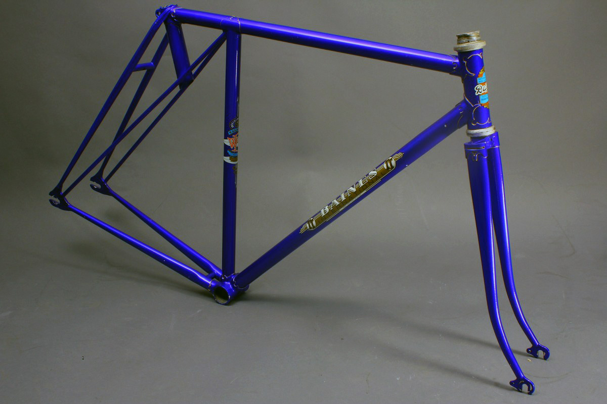 Baines Whirlwind "Flying Gate" Frameset: 1930's or 1940's - Bike Recyclery