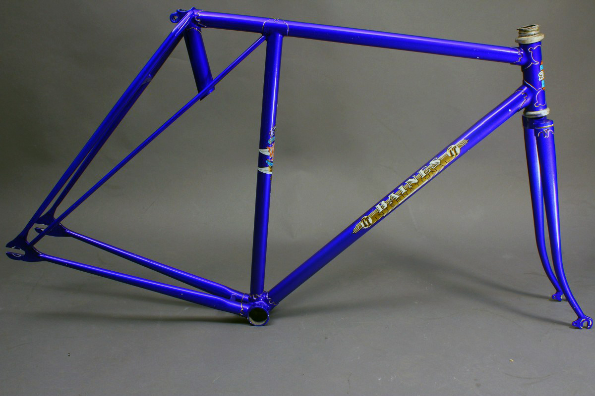Baines Whirlwind "Flying Gate" Frameset: 1930's or 1940's - Bike Recyclery