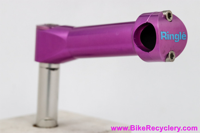 Ringle Zooka 1" Quill Stem: 3DV Purple Ano + Turquoise Decals - 135mm x ...