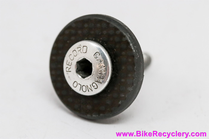 Campagnolo Record Carbon Headset Top Cap + Bolt: 1 1/8" - Black - Bike ...