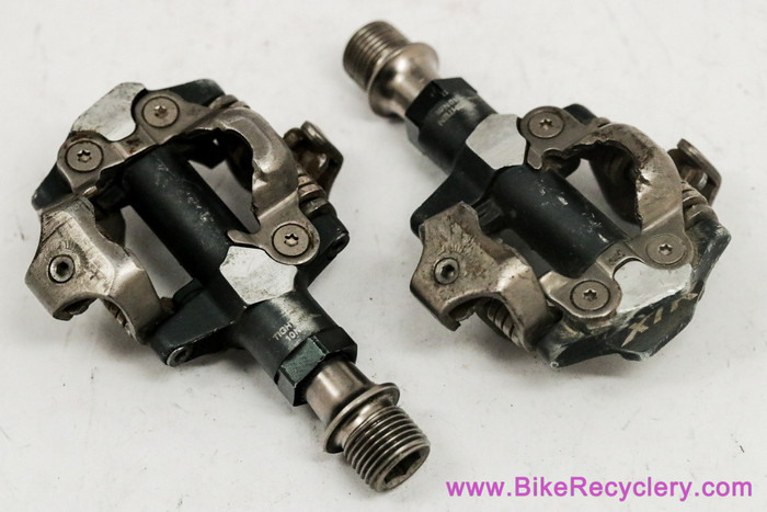 Shimano XTR PD-M980 SPD Clipless Pedals: Titanium - Bike Recyclery