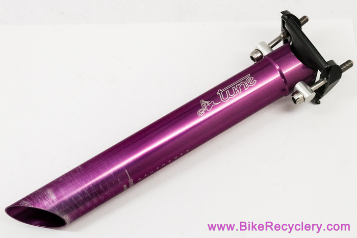 Tune Starkes Stück Seatpost: 3DV Purple Ano! 31.6mm x 245mm Uncut (Mint ...