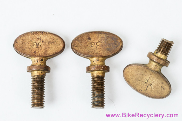 VAR 74 Professional Truing Stand Parts: Brass Wing Nuts (Pair + 3rd ...