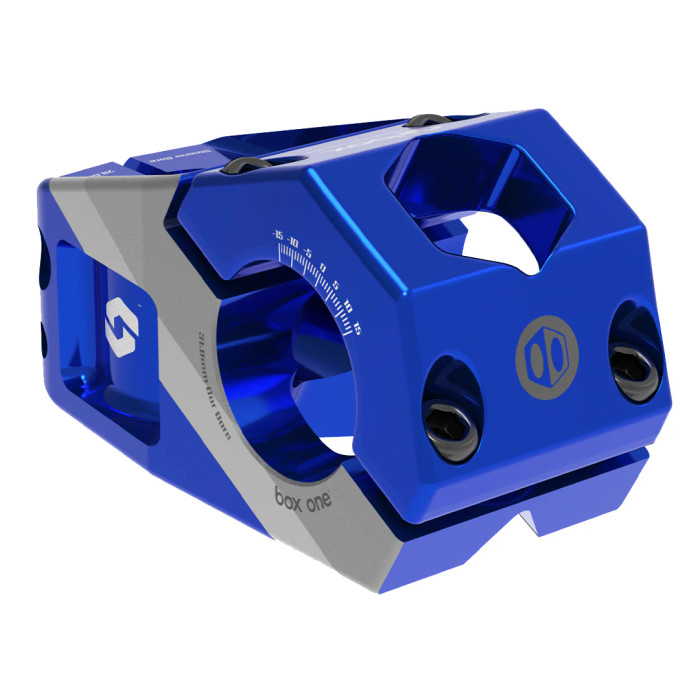 Box One Oversized Delta Stem: 1 1/8" x 48mm x 31.8mm - 0D - Blue - BMX ...