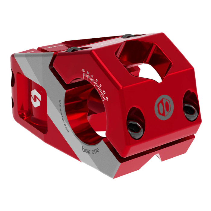 Box One Oversized Delta Stem: 1 1/8" x 48mm x 31.8mm - 0D - Red - BMX ...