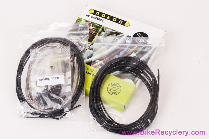 NIB/NOS NOKON Brake/Shift Cable & Housing Set: Black - Compressionless ...
