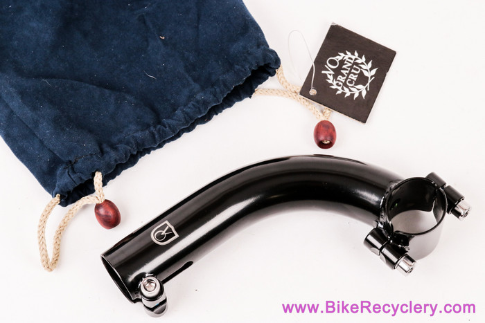 Velo Orange Grand Cru Cigne Stem: 70mm x 31.8mm - Noir / Black (NEW)