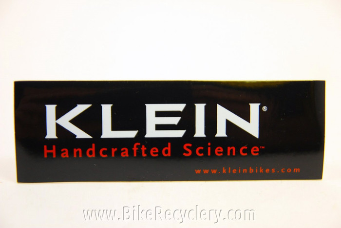 Klein Handcrafted Science Sticker: Black 4.6x1.5", 1990's Vintage FREE ...