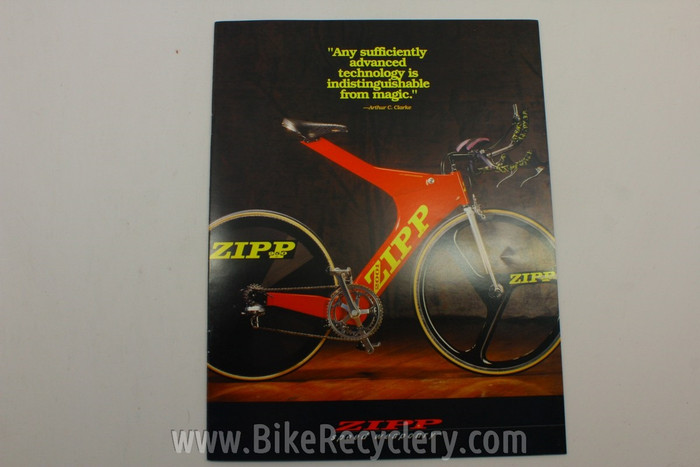 1993 ZIPP Speed Weaponry Catalog: RARE - Bike Recyclery