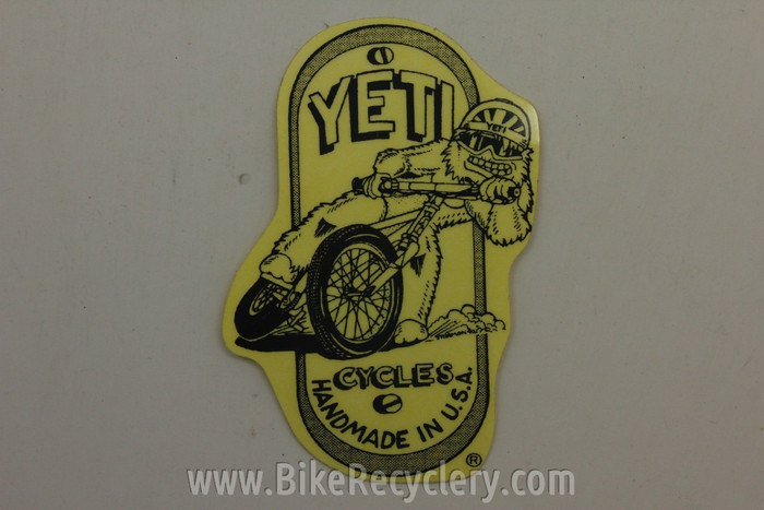 Vintage YETI Headtube Badge Decal Sticker: Yeti FRO, ARC, Ultimate ...