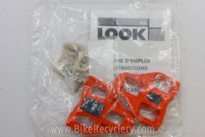 NOS Look Delta Cleats: Red - Bike Recyclery
