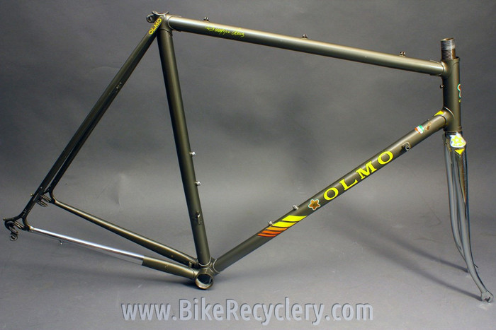 Olmo Competition Frame & Chrome Fork: 54cm (c-c), Columbus Steel, 1970 ...
