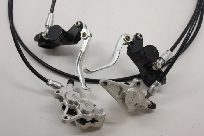 Hope M4 No 3/ Mini No 5 Disc Brakeset w/ Pro Levers Vintage - Bike ...