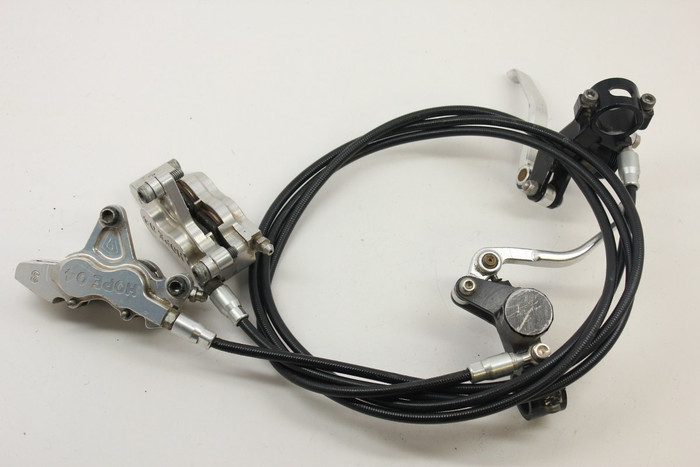 Hope DH4 Disc Brake Set: Pro Levers, 4-Piston, No3 - Bike Recyclery
