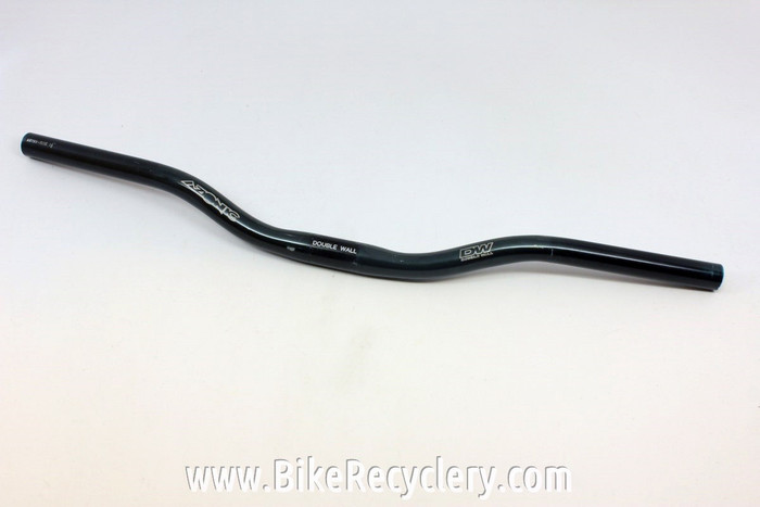 Azonic Double Wall Black Anodized MTB Riser Handlebar: 25.4mm Clamp ...