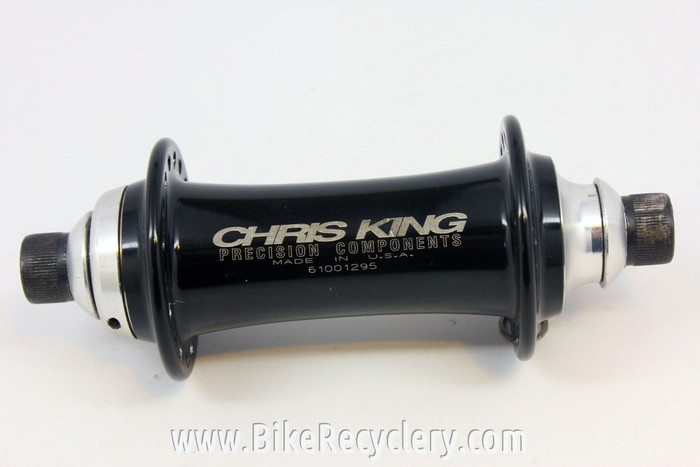 Chris King BMX Classic Front Hub: Hex-Bolt On, Black, 36H, EXC - Bike ...