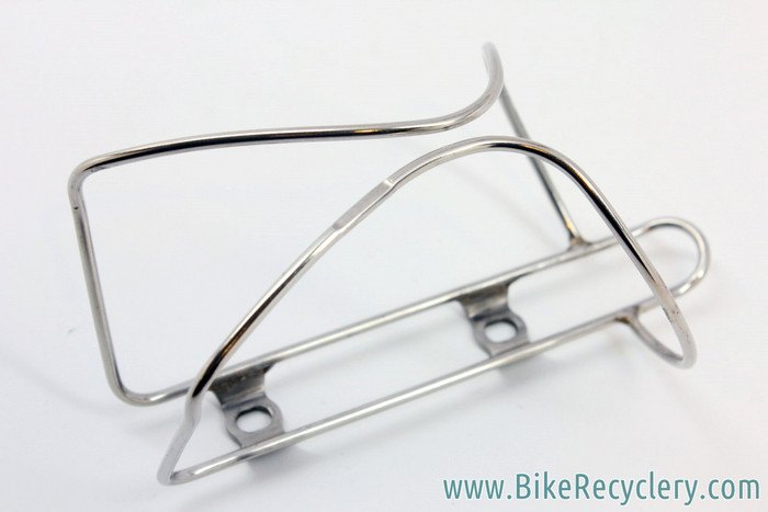 Nitto R Water Bottle Cage: Stainless Steel, 53g - Bike Recyclery