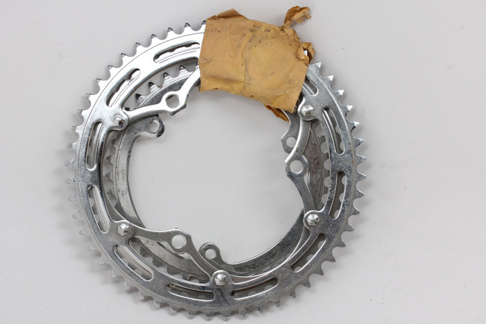 NOS Triple 3-Pin Steel Chainring Set: 116mm Continental - 52t / 47t ...