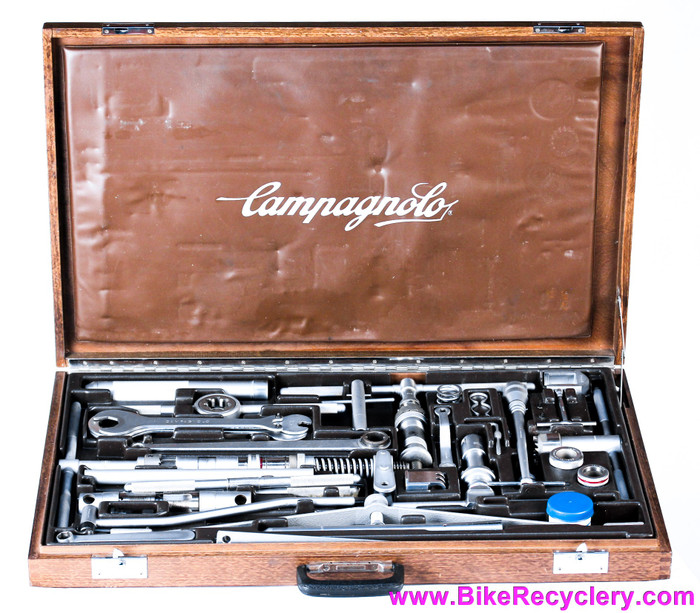 Campagnolo #3390 Master Tool Kit In Wooden Box: English - COMPLETE ...