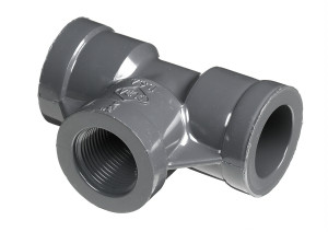1 1/2" Tee Slip x Slip x Fipt PVC Fittings Schedule 80 ...